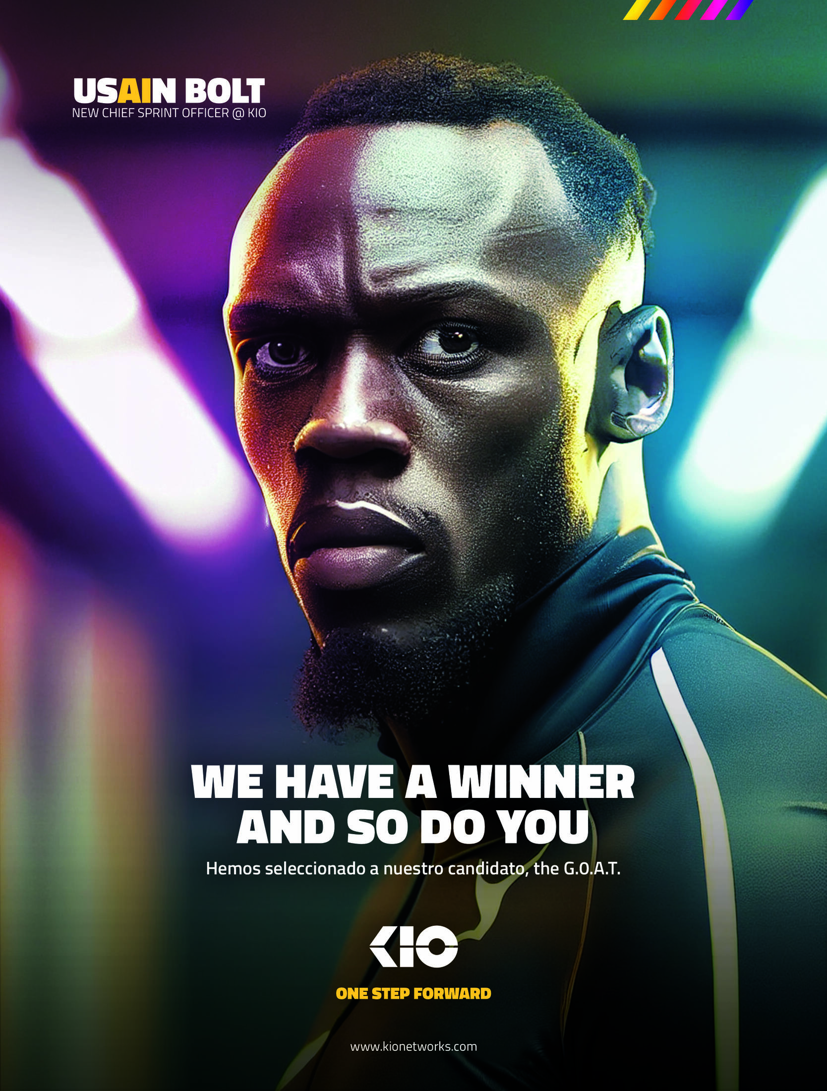 KIO Networks: ONE STEP FORWARD x USAIN BOLT • Ads of the World™ | Part ... KIO Networks: ONE STEP FORWARD x USAIN BOLT • Ads of the World™ | Part ...