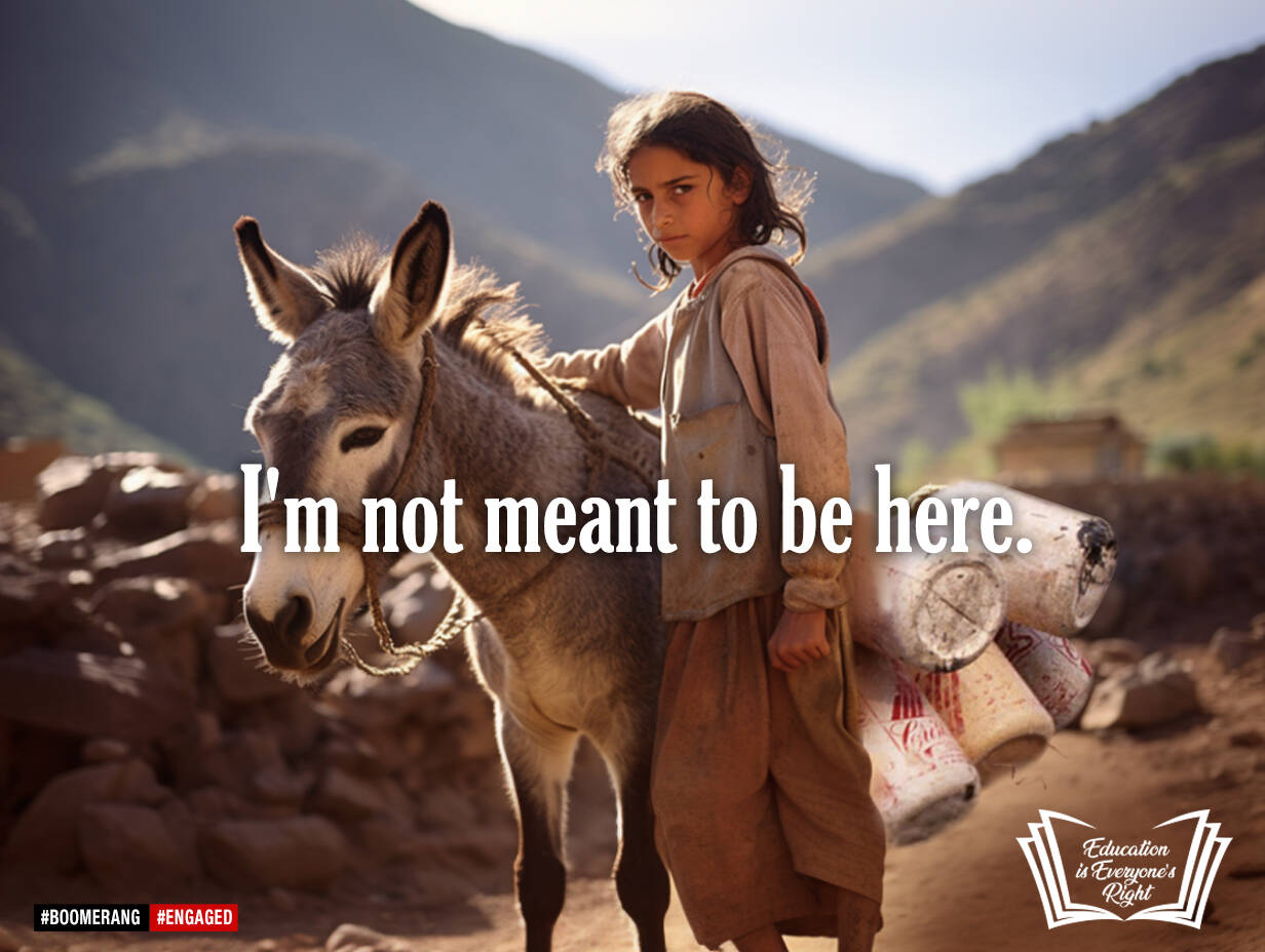 Education is Everyone's Right • Ads of the World™ | Part of The Clio ...