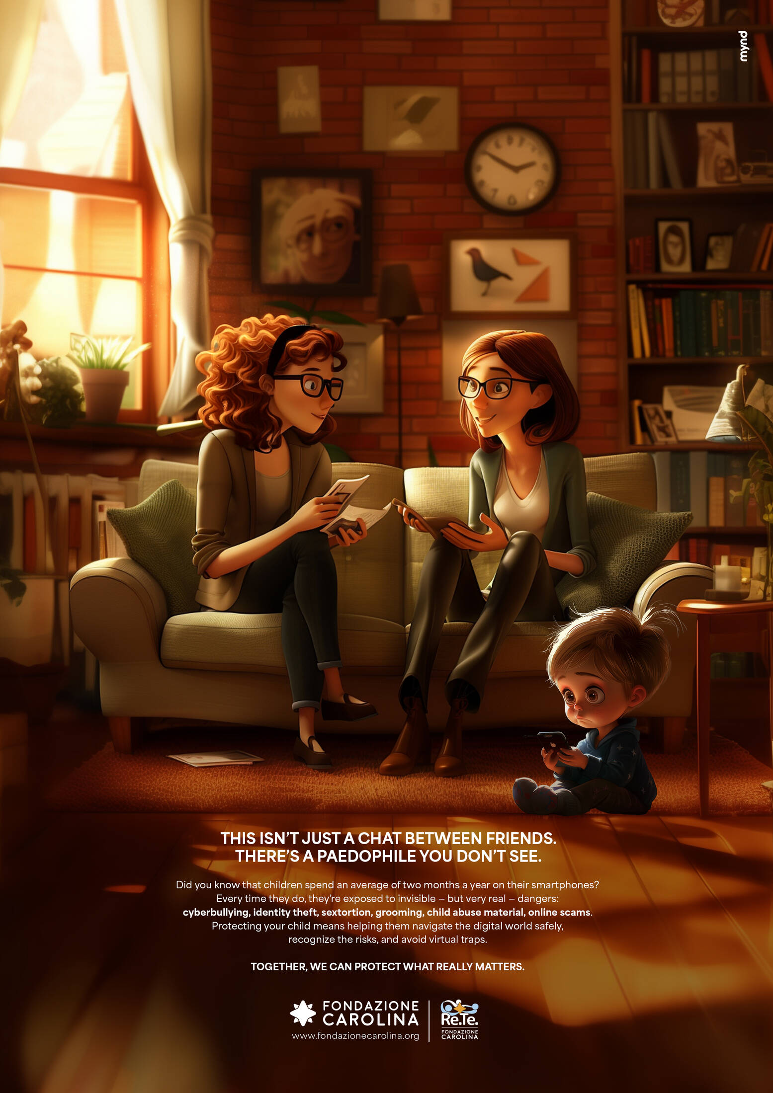 Fondazione Carolina: The Unseen Risk • Ads of the World™ | Part of The ...