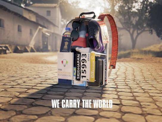 Samsonite: We carry the world - Courageous, We carry the world - Inn ...