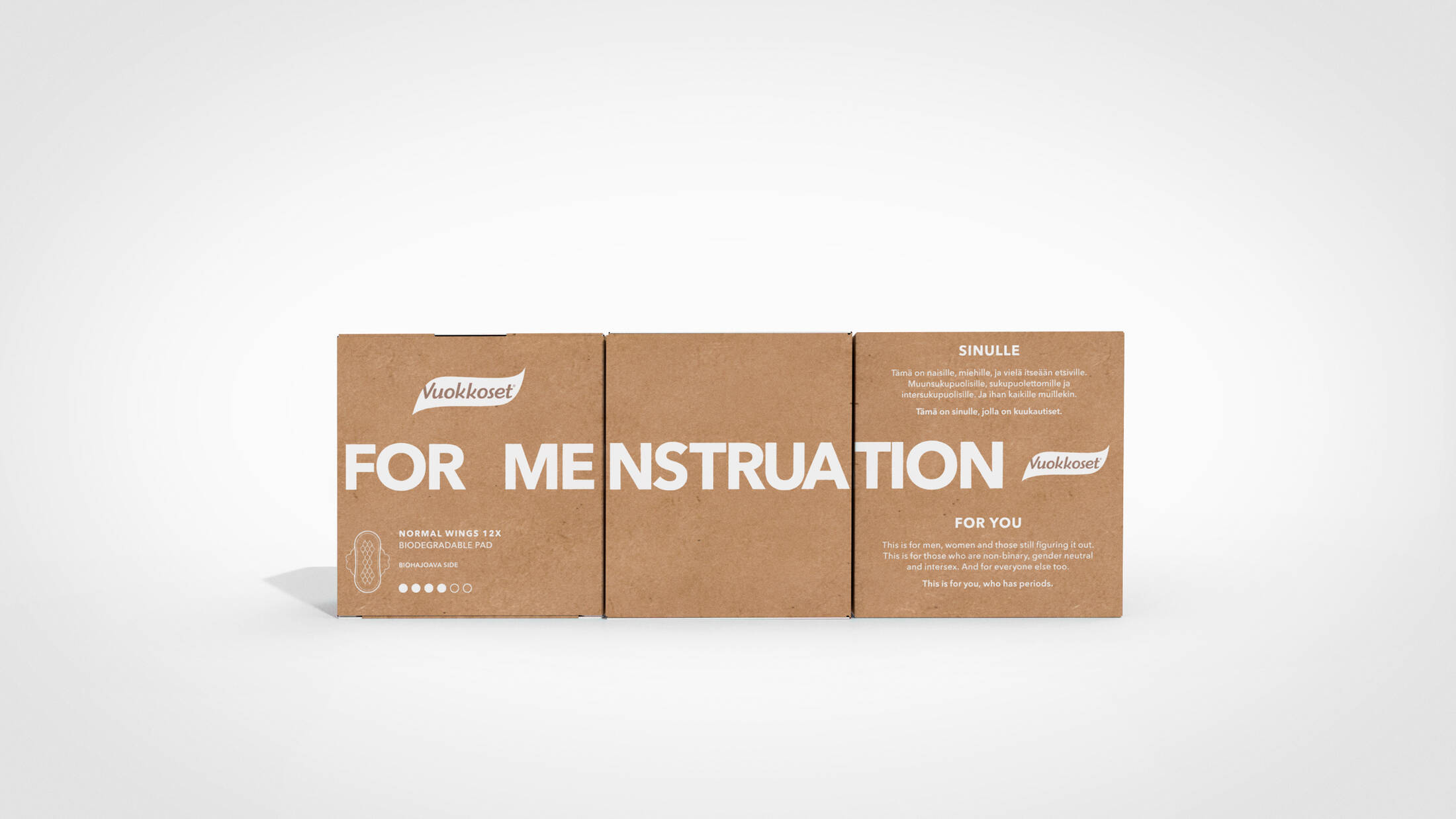 Vuokkoset Tampon For Men Brand Now Goes Fully Gender Neutral • Ads Of The World™ Part Of